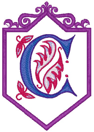 Royal Monogram Embroidery Designs - Etsy