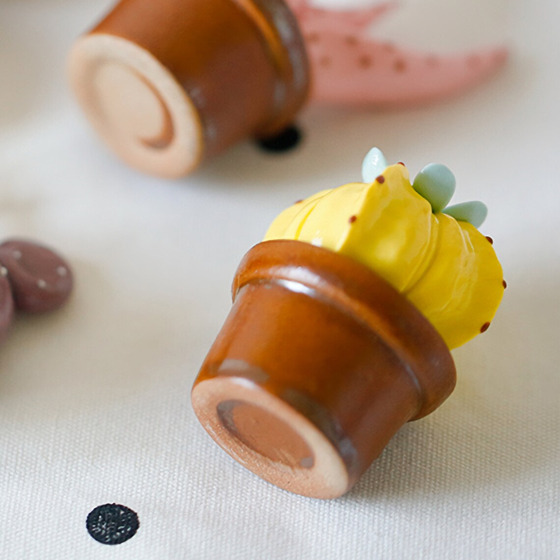 Ceramic Cactus Flowers for Table Top Unique Decorative - Etsy