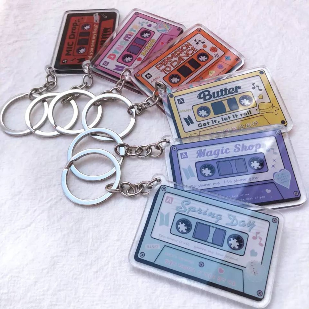 BTS Cassette Keychain - Etsy