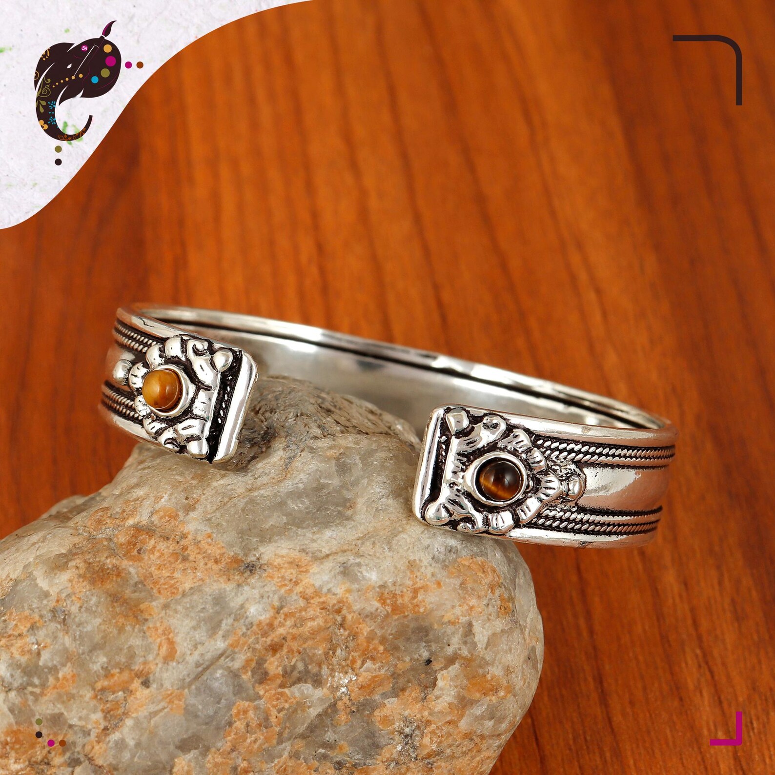 Om Namah Shivay Spiritual Cuff Bracelet, Bangle, Adjustable Hand Band ...