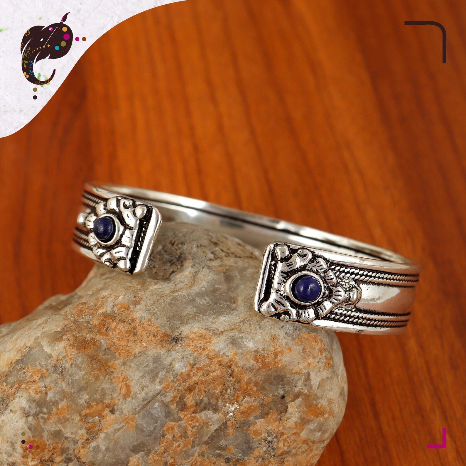 Om Namah Shivay Spiritual Cuff Bracelet, Bangle, Adjustable Hand Band ...