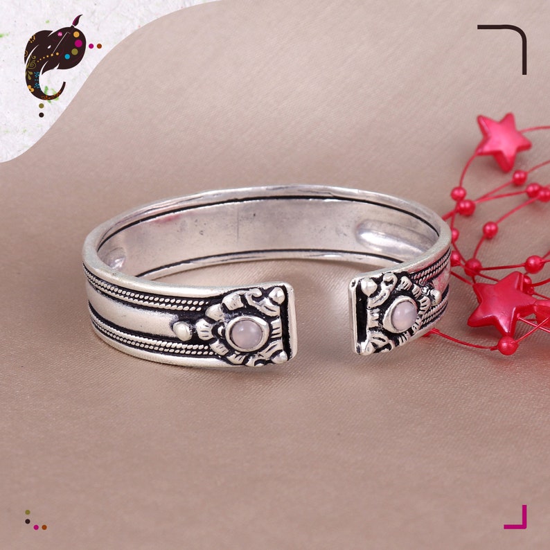 Om Namah Shivay Spiritual Cuff Bracelet, Bangle, Adjustable Hand Band ...