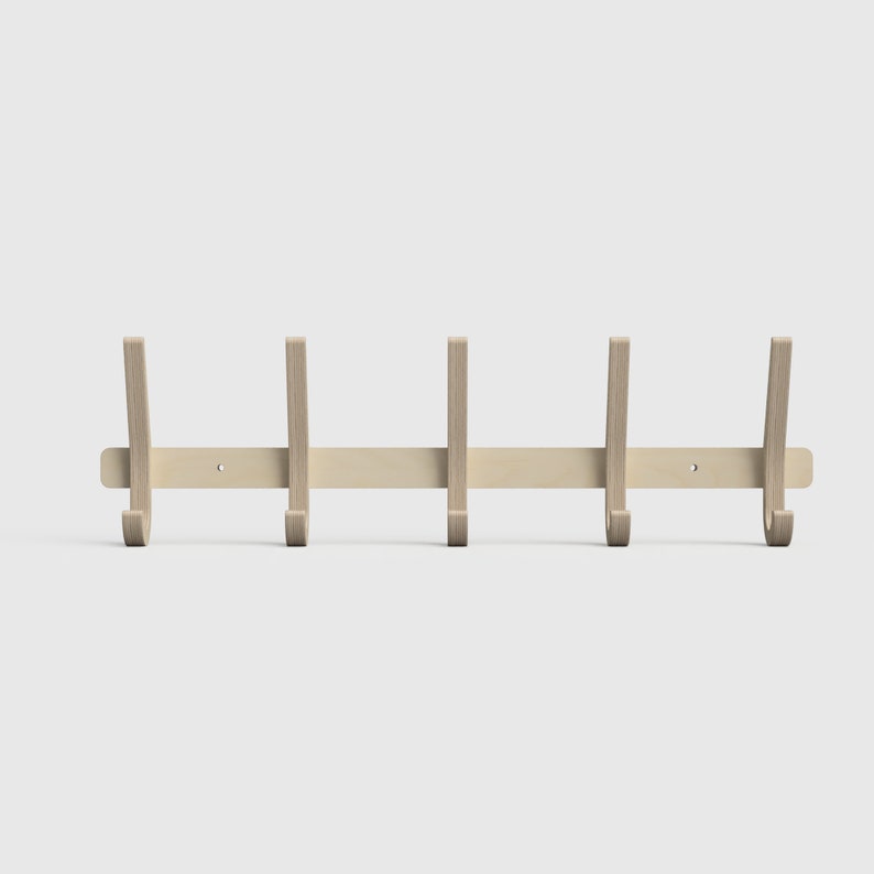 CNC Plans (DXF, SVG) - Haka Coat Hanger - Scandinavian Design (digital ...