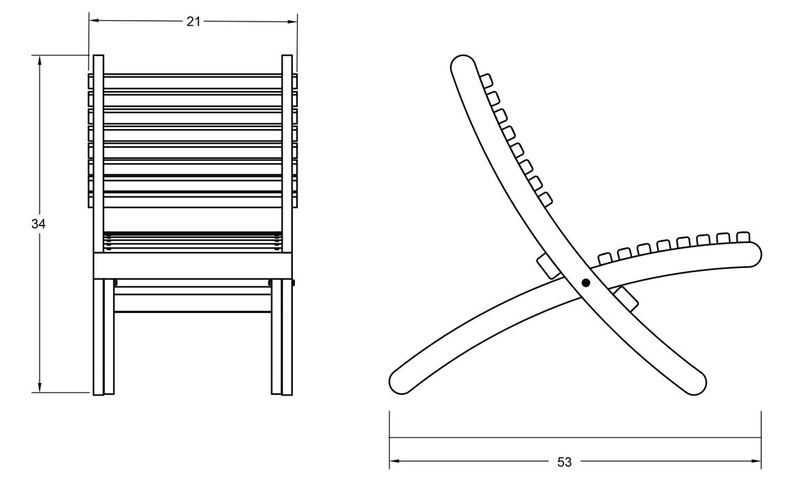 Foldable Deck Chair DIY Building Plans - Etsy