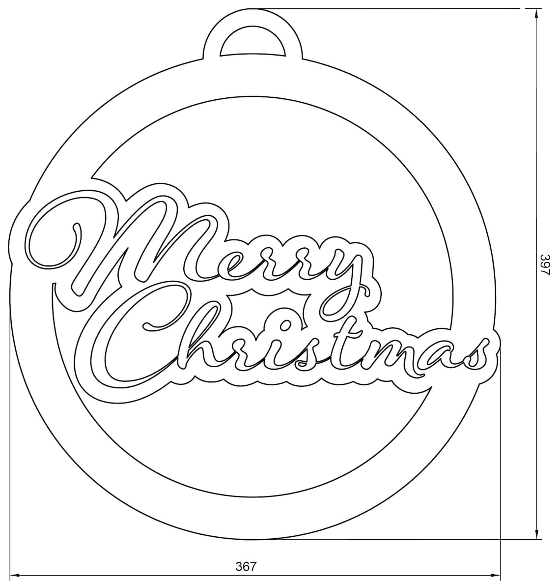 Merry Christmas Sign CNC Furniture Files Plywood Furniture - Etsy