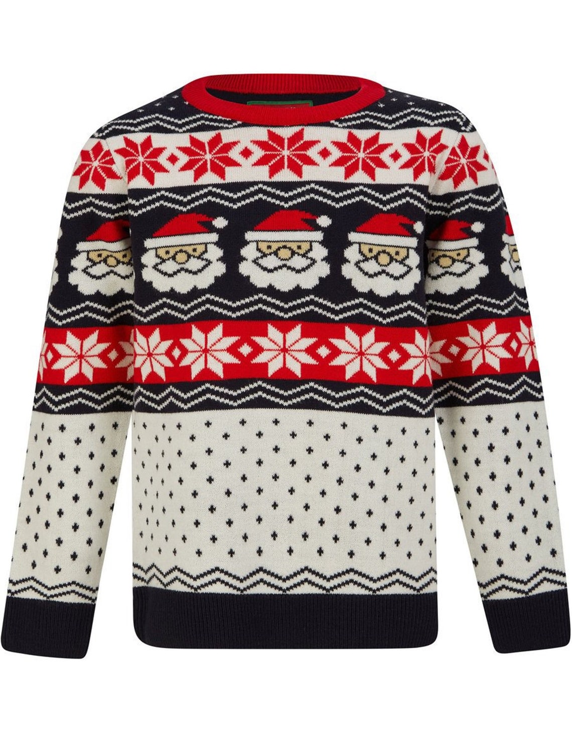 Kids Santa Jumper Red Kids Christmas Jumper - Etsy