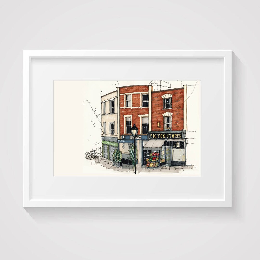 Picton Street Bristol Print - Etsy UK