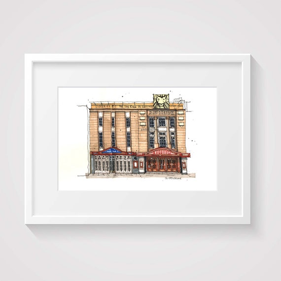 Bristol Hippodrome Sketch Print | Etsy