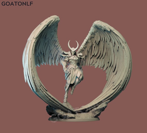 Jewelry & Beauty Lord of the Print 3D Printed Resin Angel Fighter ...