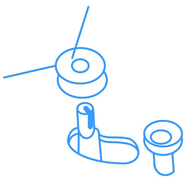 Bobbin Threading SVG 1 - Etsy