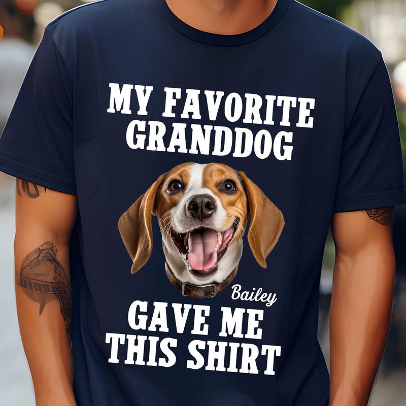 Funny Dog Grandpa T Shirt - Etsy