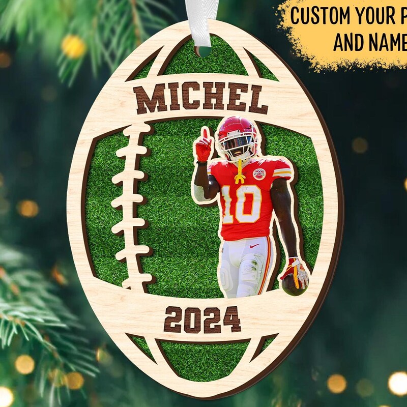 Football Christmas Ornament - Etsy
