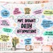 Daily Affirmations Classroom Tapestry, Personalized Teacher Name ...