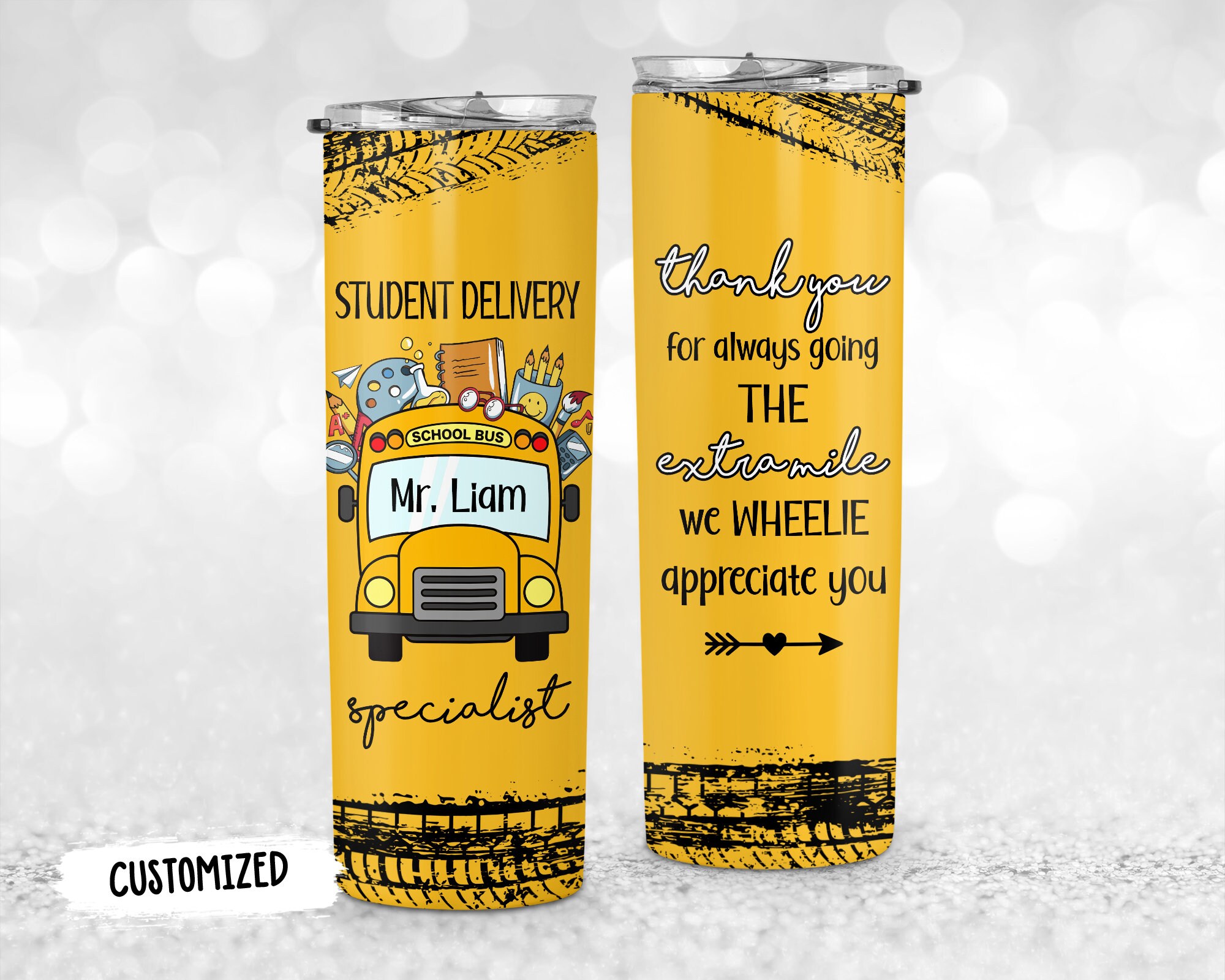 School Bus Monitor Tumbler - Etsy