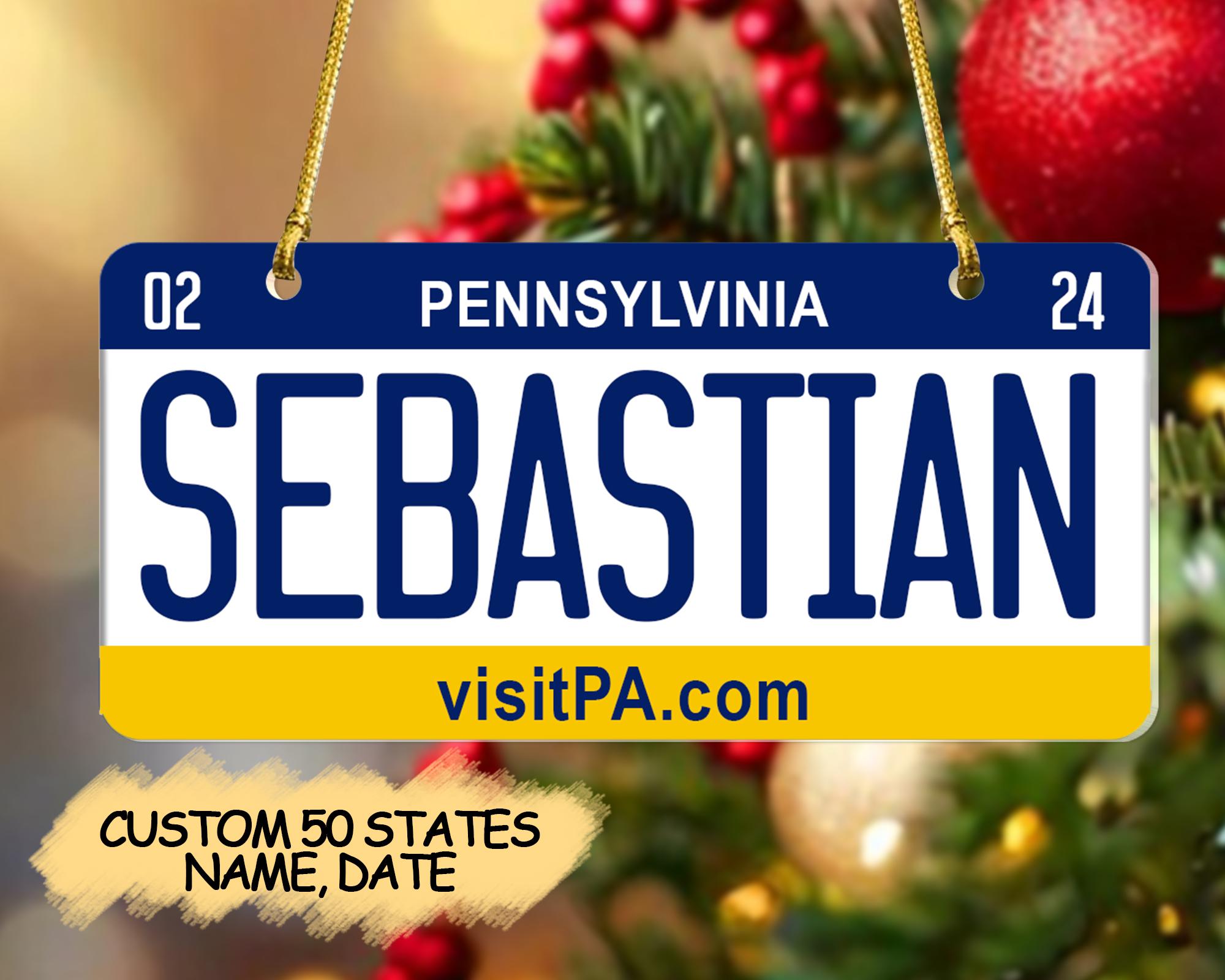 Personalized New Driver Ornament 2024, Custom State New Driver Tag ...