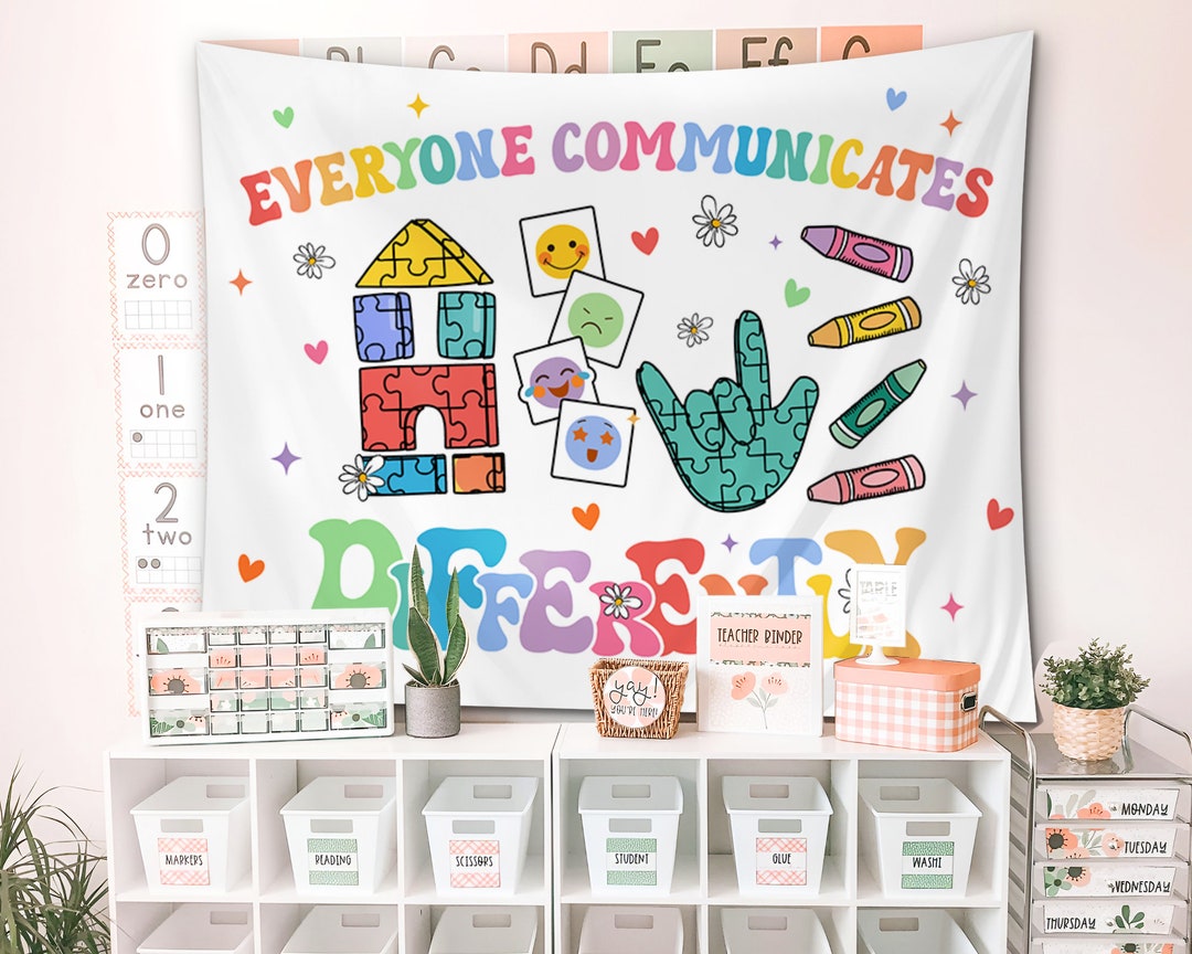 Everyone Communicates Differently Classroom Tapestry, Speech-language ...