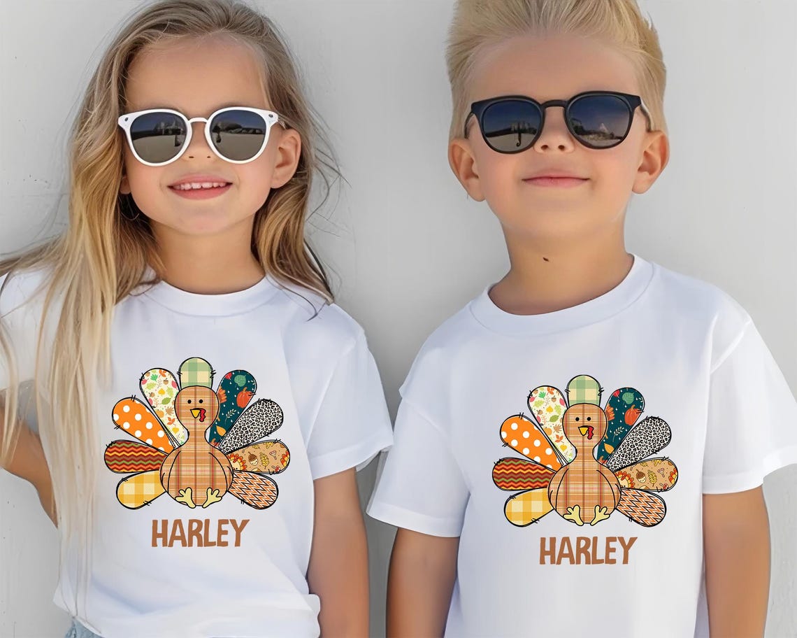 Kids Thanksgiving Shirt, Custom Thanksgiving Shirt, Fall Kids Shirt ...