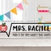 Math Teacher Gift, Math Teacher Name Plate, Personalized Teacher Name ...