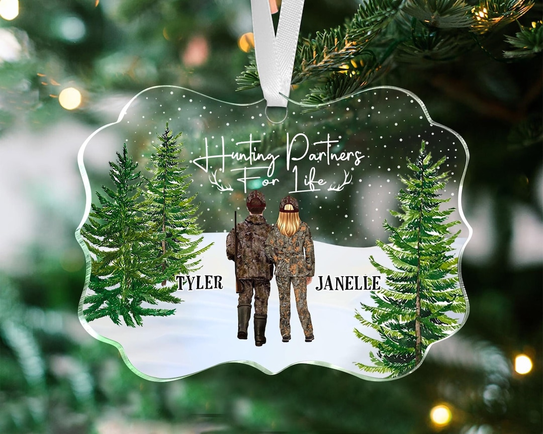 Hunting Ornament, Hunting Partners for Life Ornament, Couple Christmas ...