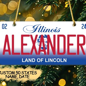 Personalized New Driver Ornament 2024, Custom State New Driver Tag ...