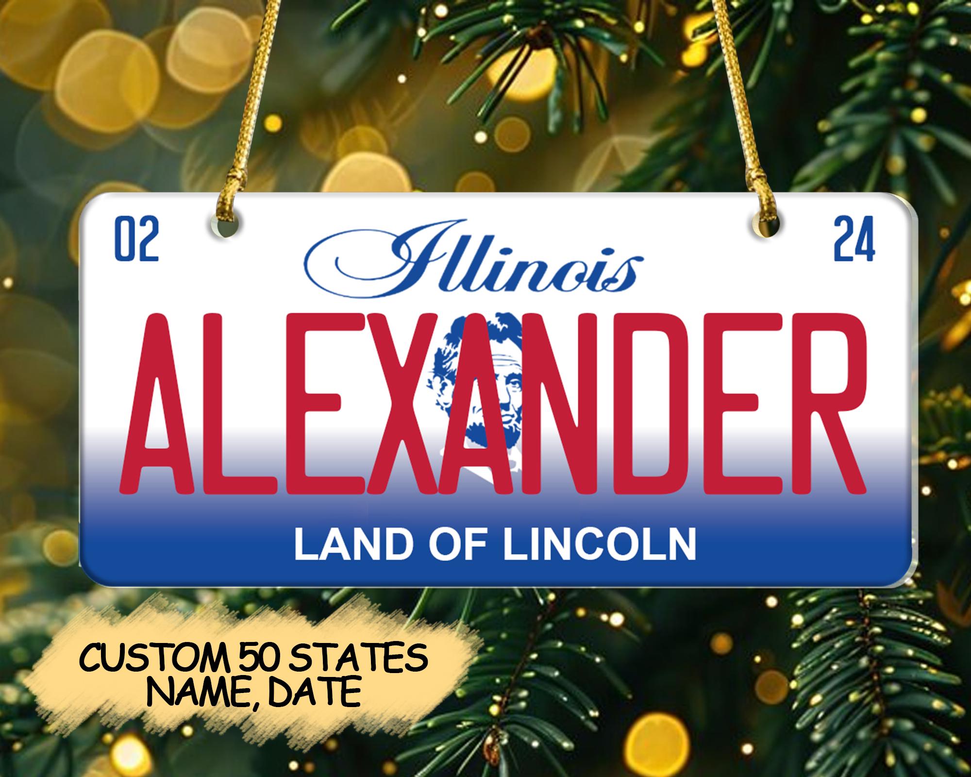 Personalized New Driver Ornament 2024, Custom State New Driver Tag ...