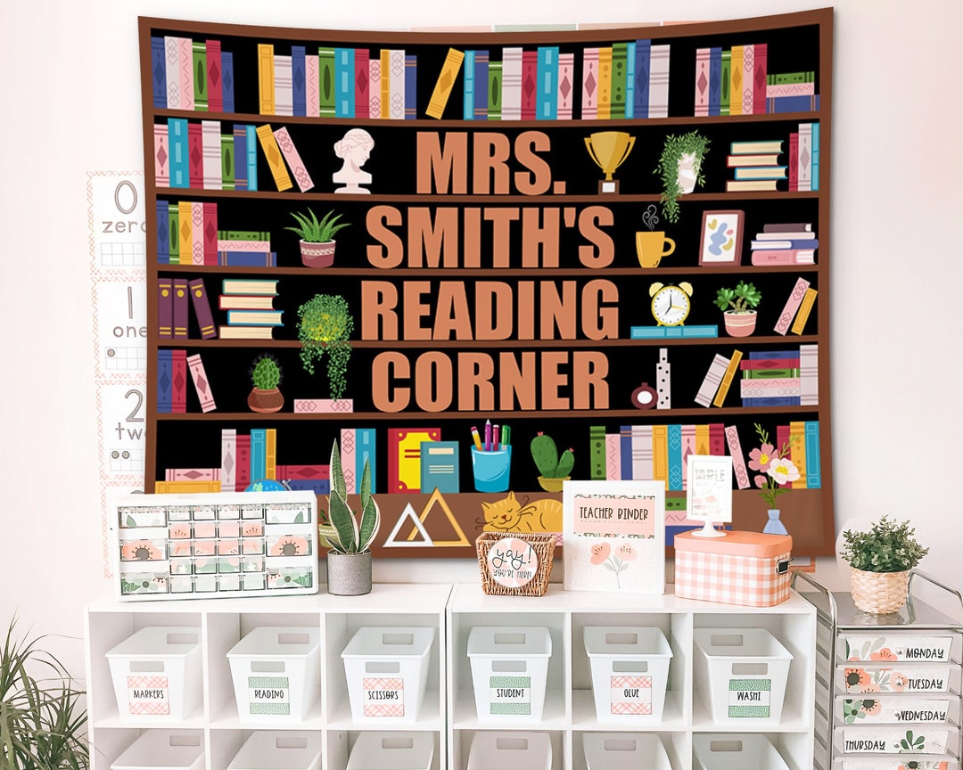 Classroom Tapestry, Personalized Teacher Name Classroom Tapestry ...