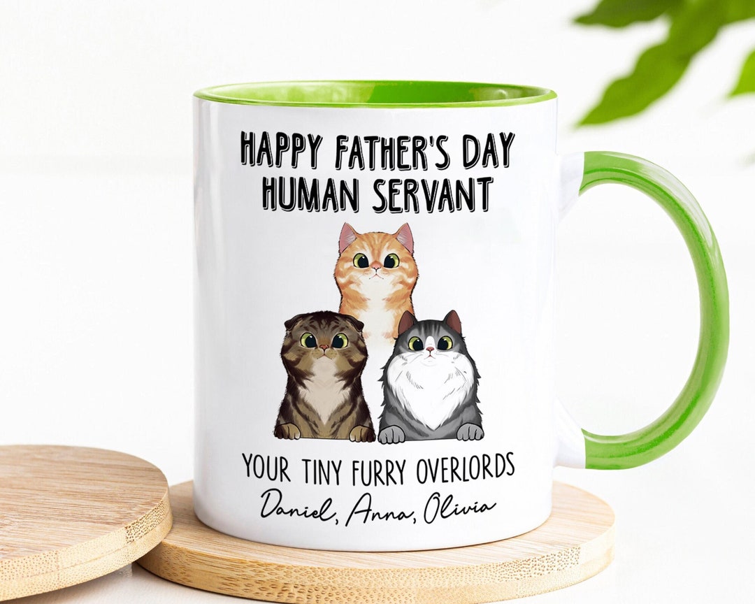 Funny Cat Dad Coffee Mug, Fathers Day Gifts, Funny Father's Day Mug ...