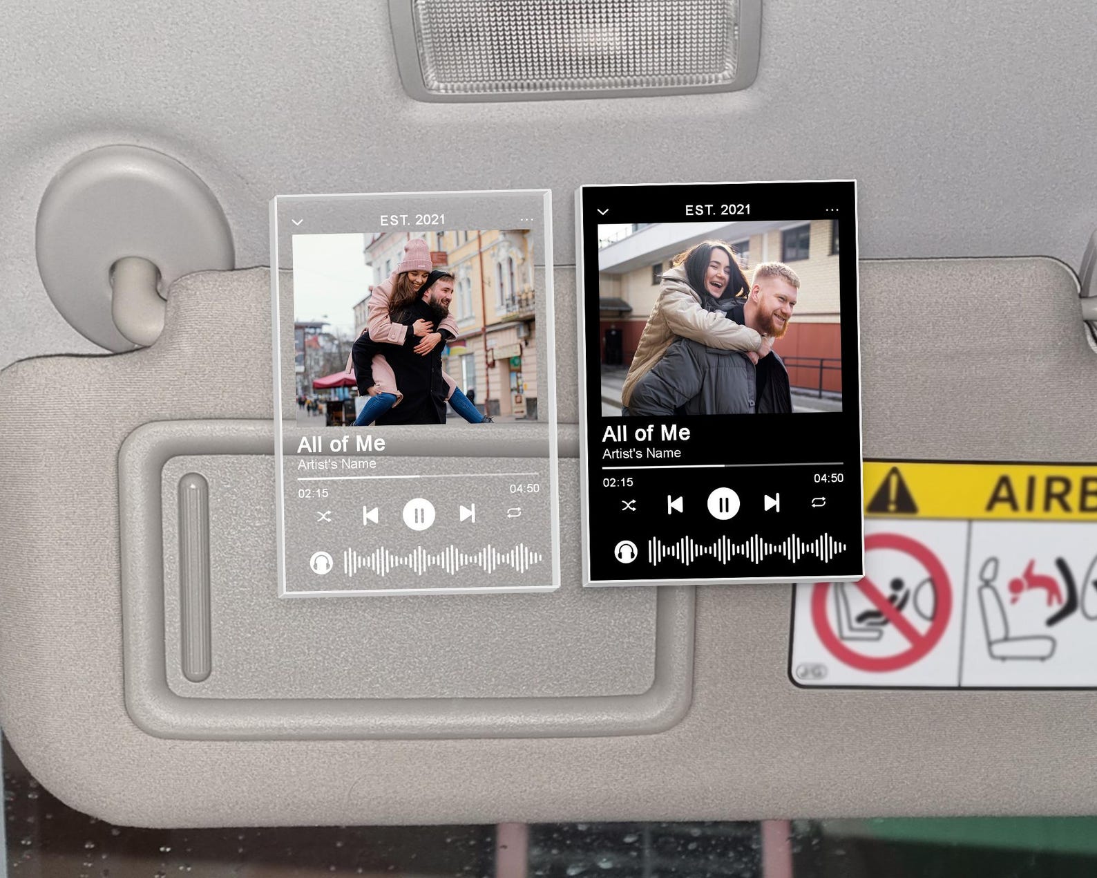 Custom Photo Music Car Visor Clip, Photo Car Visor Clip, Custom Photo ...