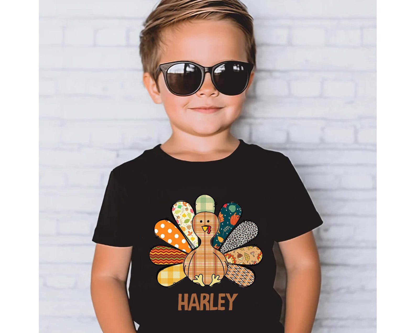Kids Thanksgiving Shirt, Custom Thanksgiving Shirt, Fall Kids Shirt ...