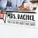 Math Teacher Gift, Math Teacher Name Plate, Personalized Teacher Name ...