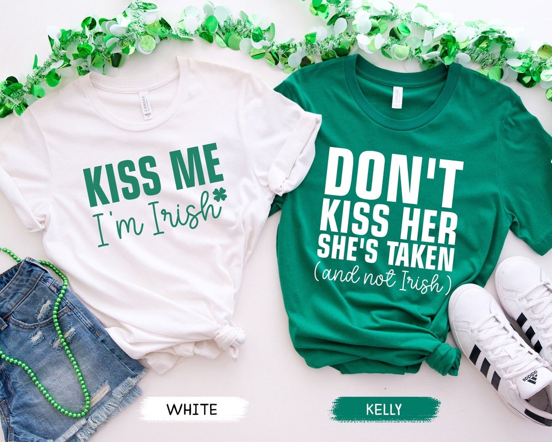 St Patricks Day Couples Shirts, Funny Couples Shirts, St Patricks Day Matching Shirts, Shirt for ...