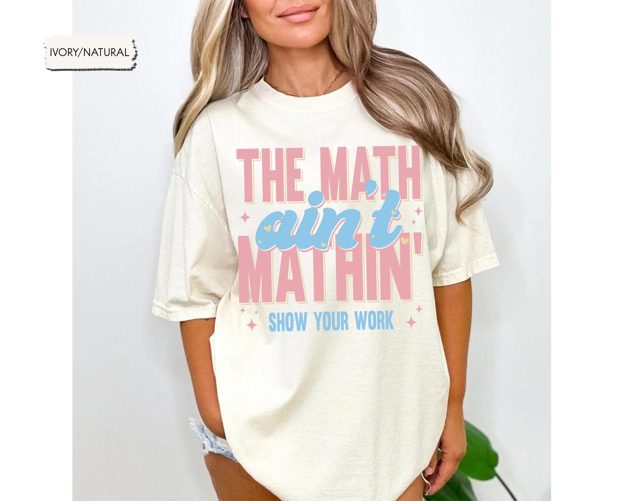 Funny Math Teacher Shirt, the Math Ain't Mathin Meme Shirt, Show Your ...