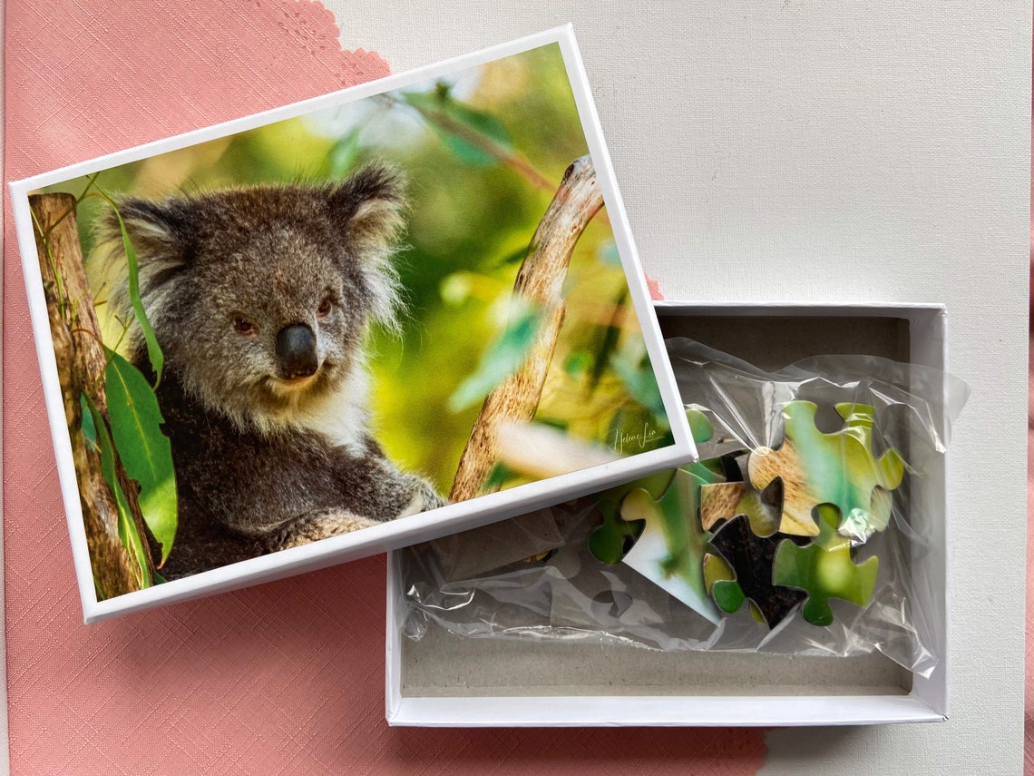 Koala Jigsaw Puzzle, Puzzle Gift, Koala Prints, Australian Gifts, Koala ...