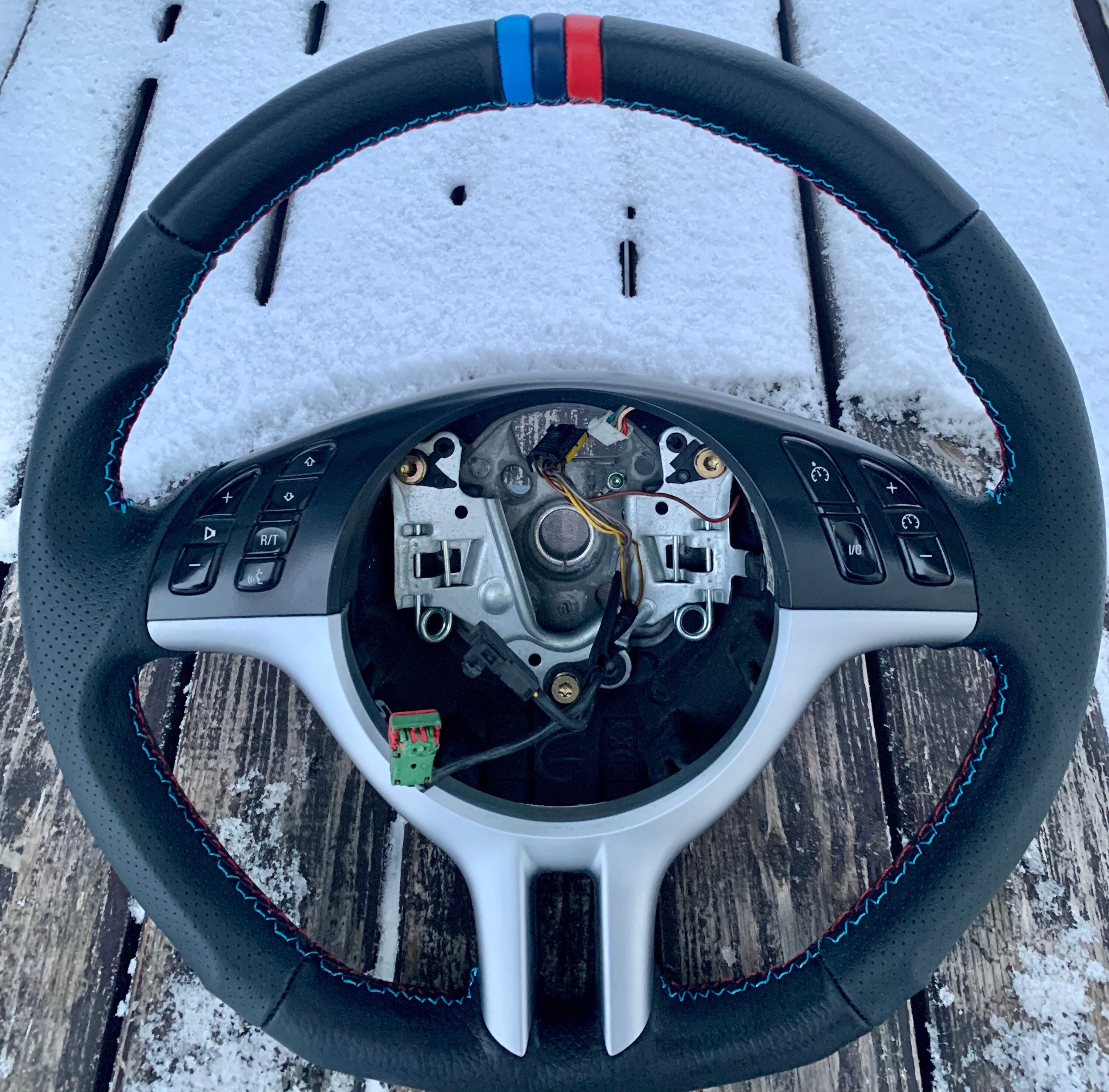 BMW M3 E46 M5 E39 X5 E53 New Custom Made Flat Bottom Steering Wheel ...