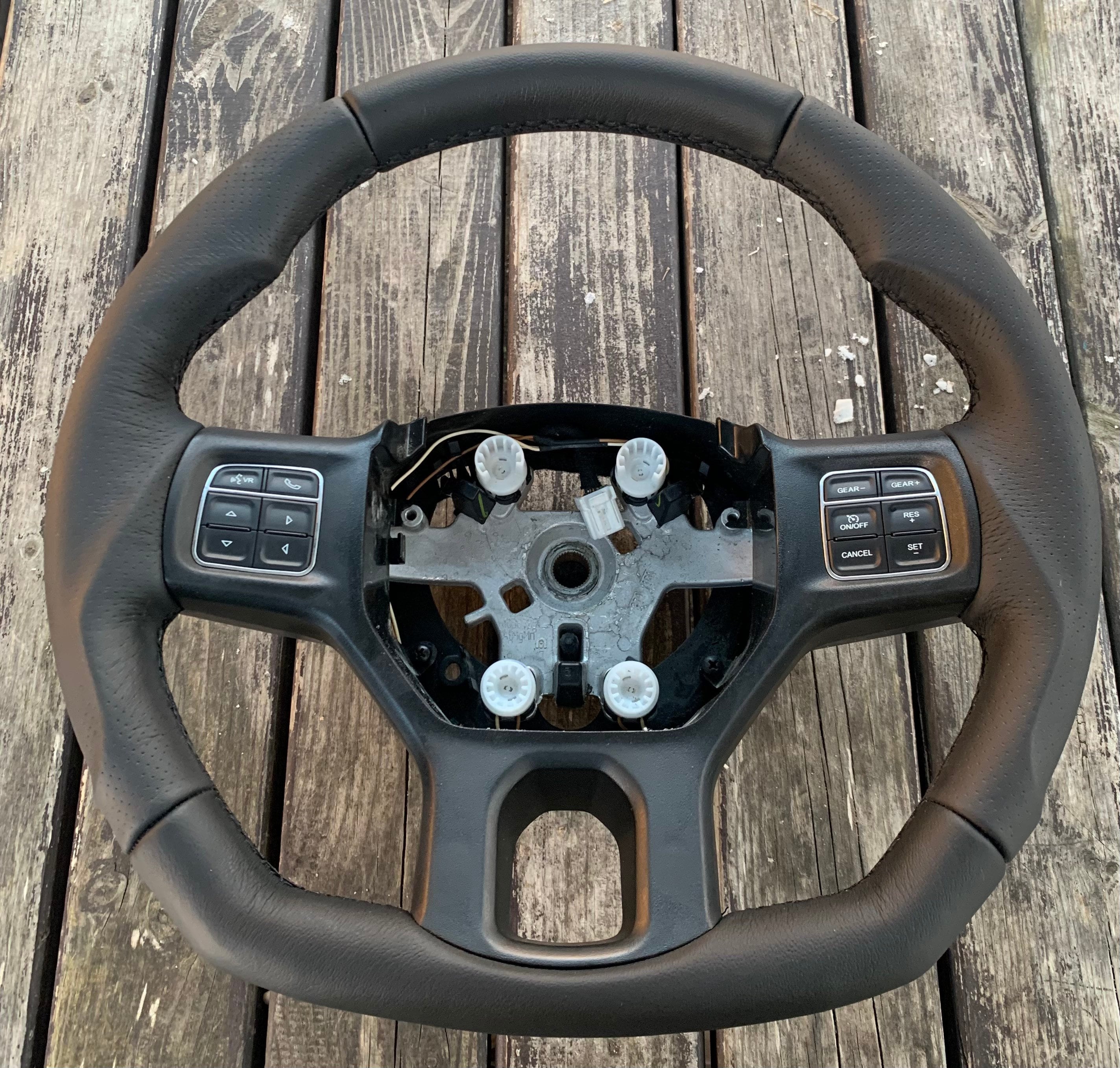 Dodge Ram 1500 2500 3500 Custom Steering Wheel Flat Bottom 2011 2018 - Etsy