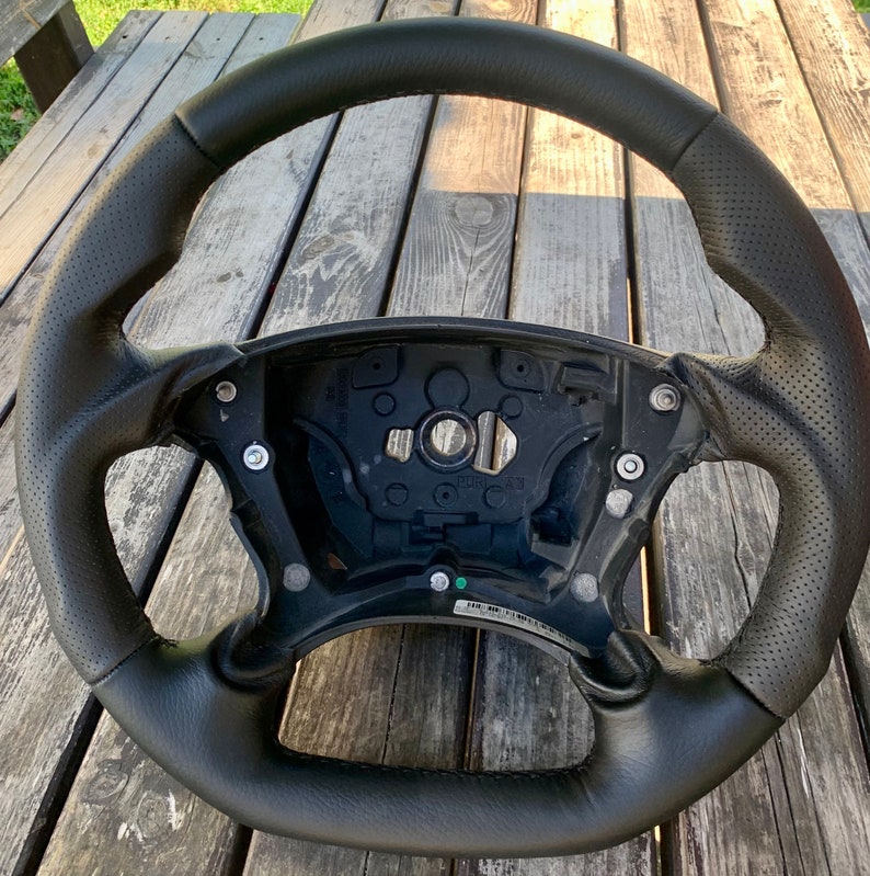 Mercedes W211 W209 W219 E350 CLS500 CLS550 Steering Wheel Black Leather ...