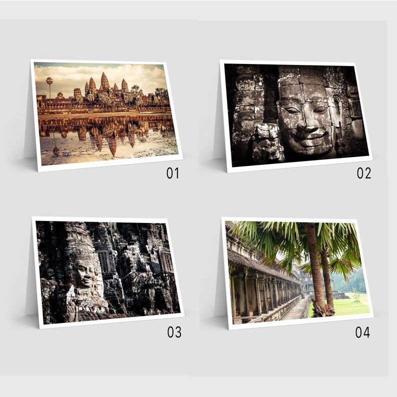 Angkor Wat Postcard / Greeting Card A6 B6 Size Set or Single Matt With ...