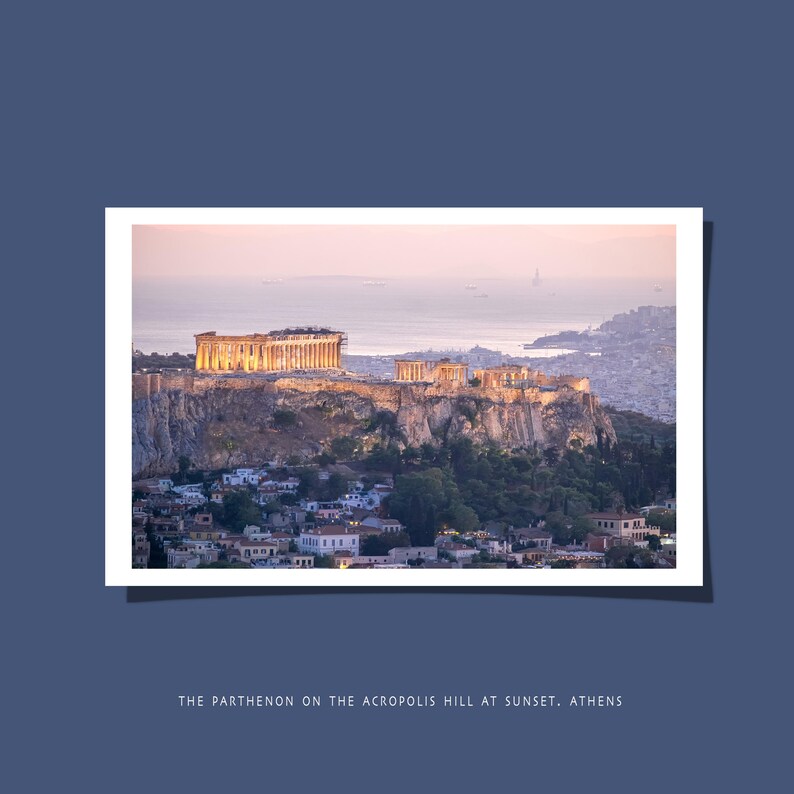 ANCIENT GREECE Posters A4 A3 Sizes Marble Temple Antique World Statue ...