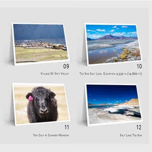 Himalaya Mountain 12 Fine Art Postcards Set Single Card Ladakh ...