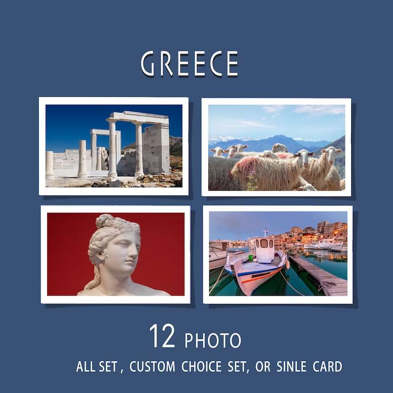 Greek Postcard - Etsy