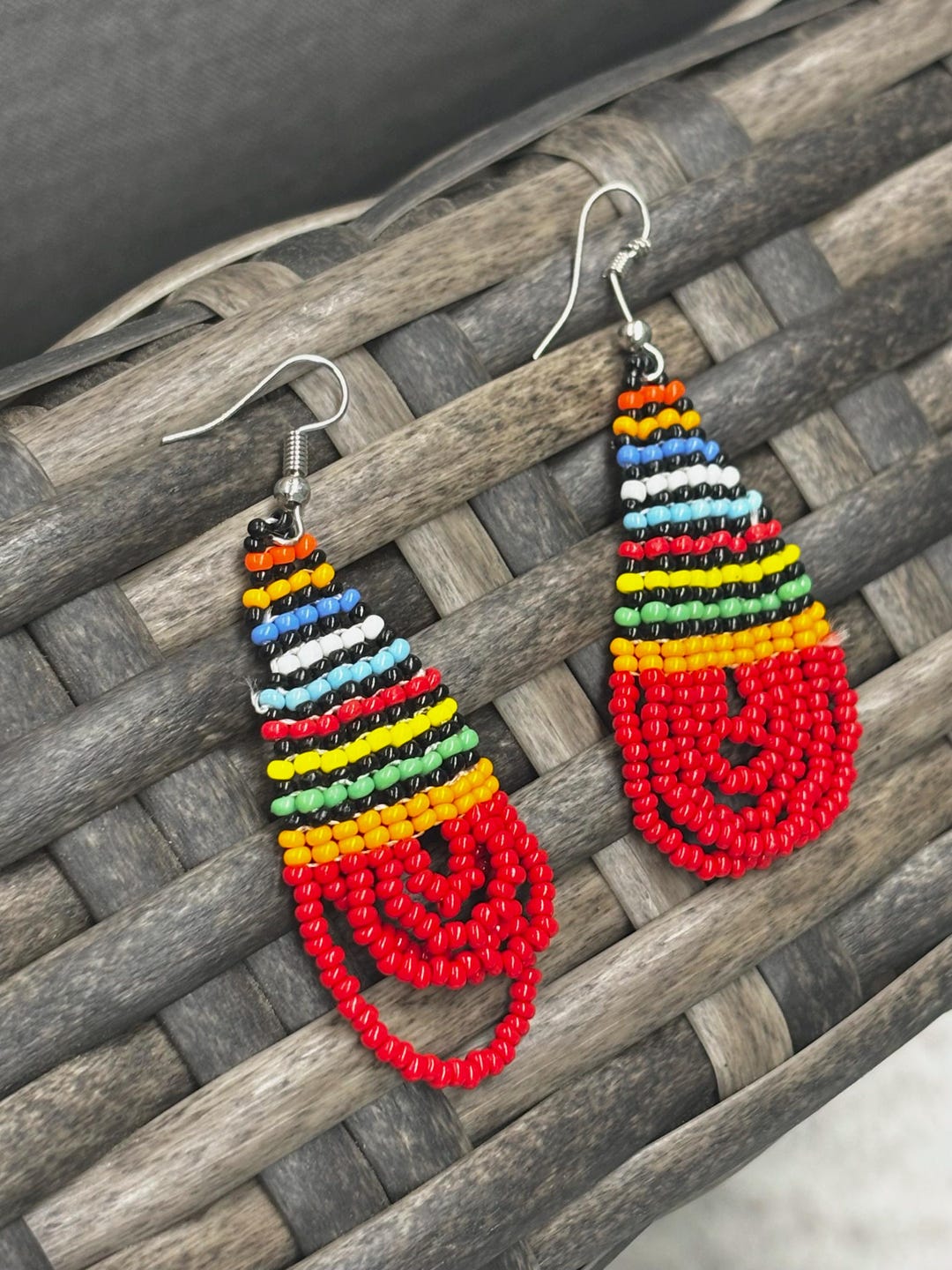 Kenyan Maasai Earrings - Etsy