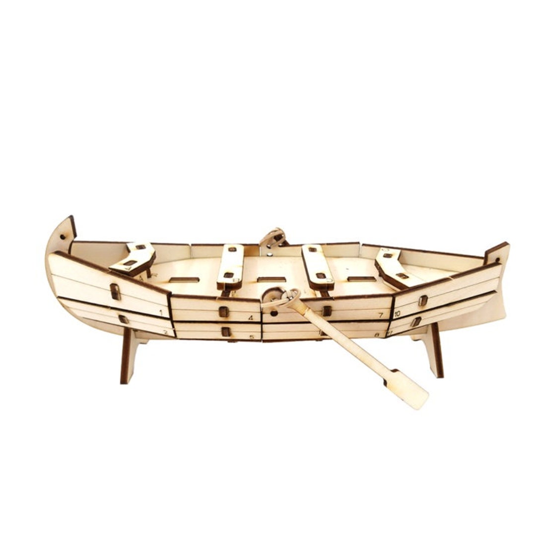 Ancient Sea of Galilee Boat 3D Wooden Puzzle Non Toxic Laser Art Model ...