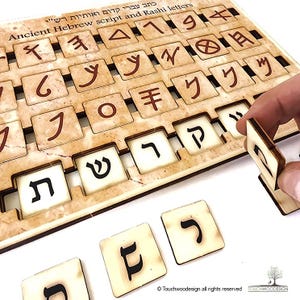 Ancient Hebrew Script and Rashi Letters - Etsy
