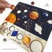 Arabic Solar System & the Planets Montessori Toys Educational Wooden ...