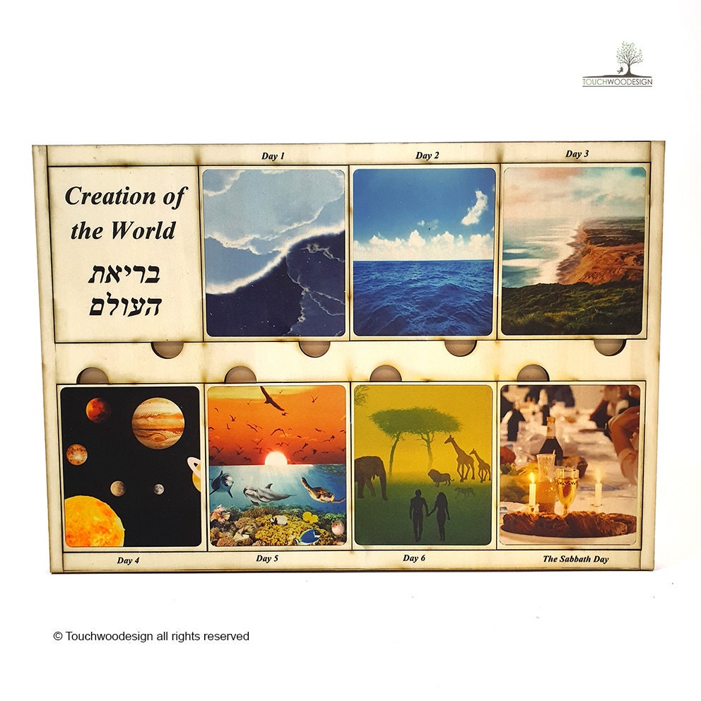 Creation of the World Wooden Educational Puzzles Laser Art - Etsy