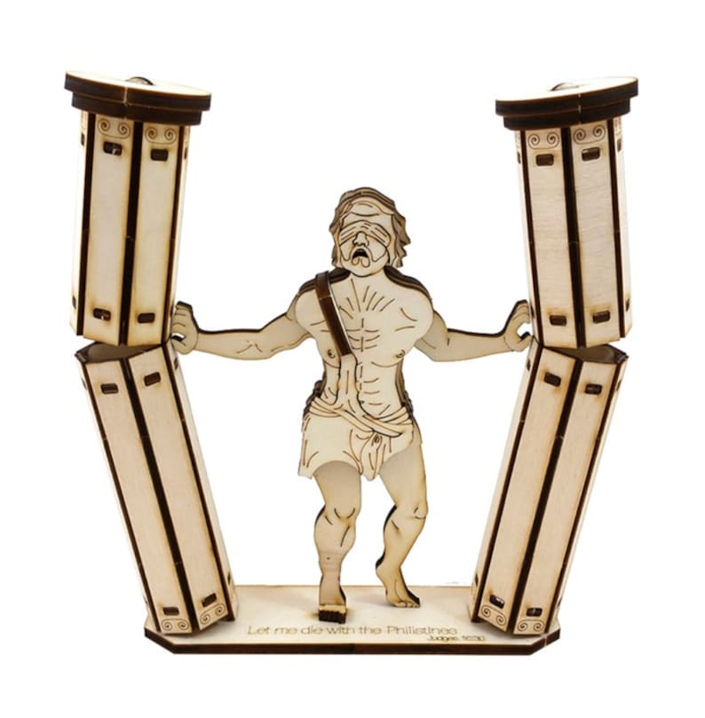 Samson 3D Wooden Puzzles Laser Art Model Construction Kit - Etsy