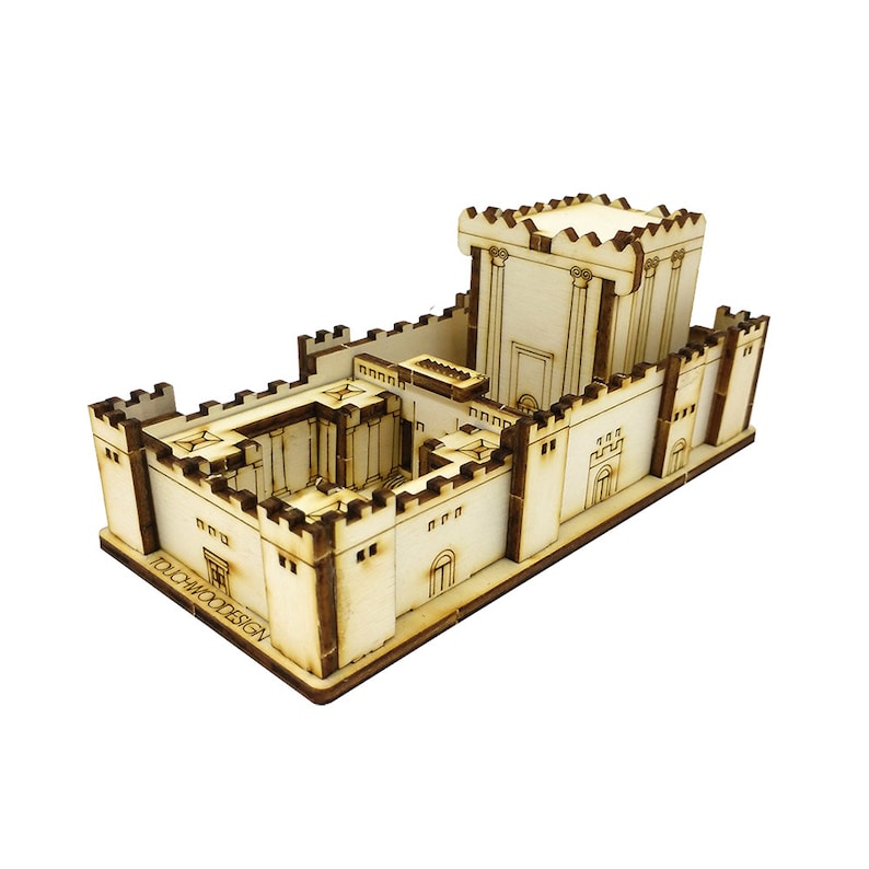 Second Temple Model: Large 3D Wooden Puzzle, Biblical Judaica Gift - Etsy