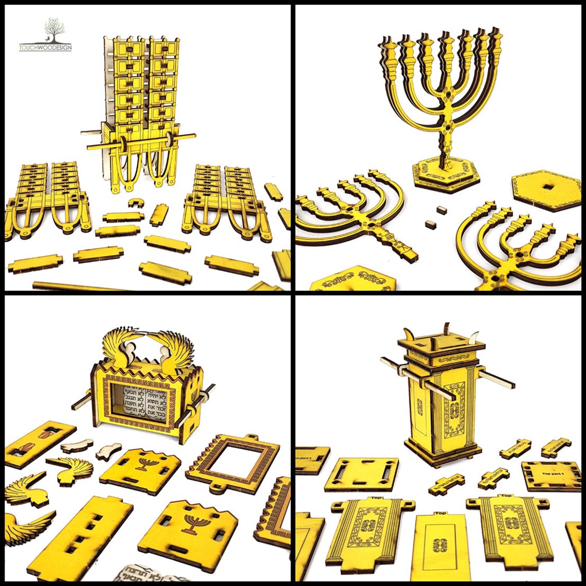 Set of 4 Second Temple Tools Bible Stories Non-toxic - Etsy