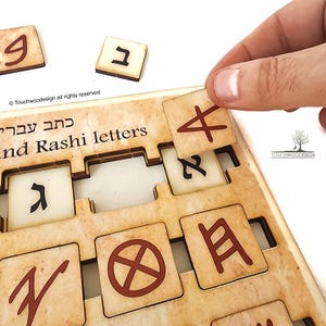 Ancient Hebrew Script and Rashi Letters - Etsy