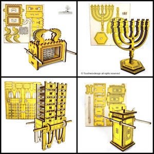 Set of 4 Second Temple Tools - Bible Stories - Non-toxic Colored 3D ...